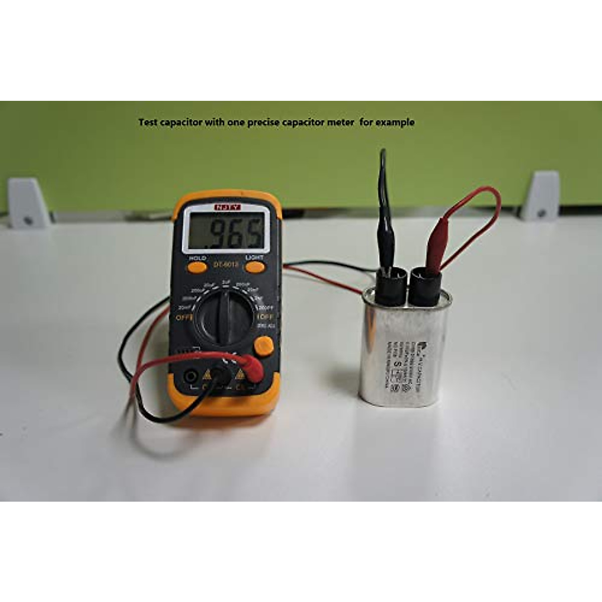 Universal Microwave Oven High Voltage Capacitor 1.05 MFD uF Compatible and Replace for GE Samsung LG Media Hair Amana Kenmore Mayta and Whirlpool