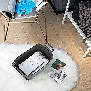 Household Boxes Laundry Felt Storage Basket Organiser Container, Foldable Book Box Toys Organise Container(Light Grey Small)