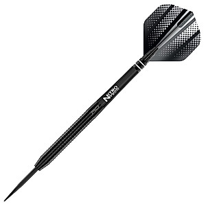 RED DRAGON Razor Edge Black 26g Tungsten Darts with Flights and Stems