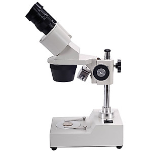 Omano OM124-1LP - 20X-40X - Dual-Power - Stereo Student Microscope - Halogen Illumination