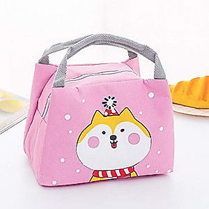SITAKE Bento Box and Lunch Box for Kids, Come with Lunch Bag, Spoon and Fork, Microwaveable Wheat Straw Lunch Containers, Japanese-style 33.8oz/1000ml Lunchbox for Adults (Pink)