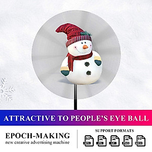 Hologram Fan, Faryuan 3D Holographic Display Air Fan Video Projector,Promotional Player Machine,224 Led 16.5inch Diameter Advertising Led Fan 3D Hologram Projector