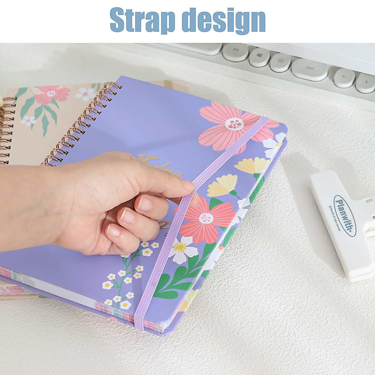 2023-2024 Planner - Planner Weekly and Monthly, 2 Year Monthly Planner with Monthly Tabs, 2023-2024 Calendar Planner with Twin-Wire Binding, Premium Paper, Flexible Cover, Check Box (Mint green)