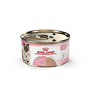 Royal Canin Feline Health Nutrition Mother & Babycat Ultra Soft Mousse in Sauce Canned Cat Food, 3 oz (Pack of 24)