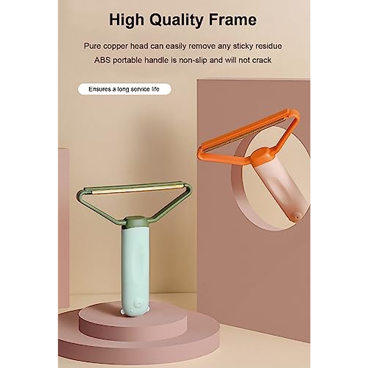 SUJAYU Pet Hair Remover, 2 in 1 Pet Hair Remover Fur Remover Dog Hair Remover Cat Hair Remover, Cat Hair Remover Furniture Pet Hair Remover for Couch Pet Hair Remover for Laundry (Green)