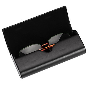 Vemiss Hard Shell Eyeglasses Case Lightweight Portable Case for Women,Men (Z-Black)