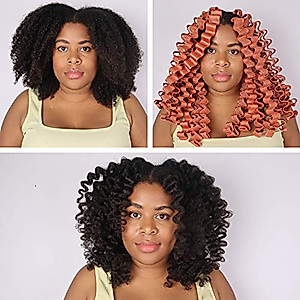Waveformers hair curlers Styling kit Ripple wave curls: 40 No Heat Hair curlers and 1 Styling Hook for Extra Long Hair up to 22 inches (55cm) long
