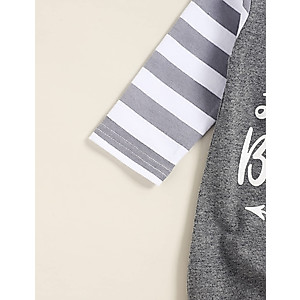 Rutoe Newborn Baby Boy Romper Outfits Infant Romper Bodysuit Gift Set Jumpsuit Outfit