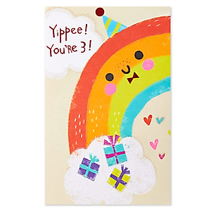 American Greetings 3rd Birthday Card (Yippee)