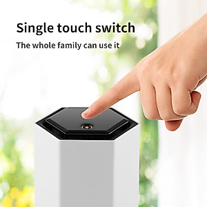 HCCMALL HCC-K01 Mini HEPA USB-C Powered Air Purifier. Ultra Portable (70X70X132mm), Ultra Quiet. Perfect for Travel, In-Car and Desktop