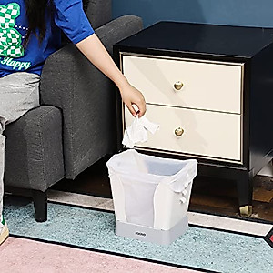 YCOCO Plastic Small Trash Can Wastebasket