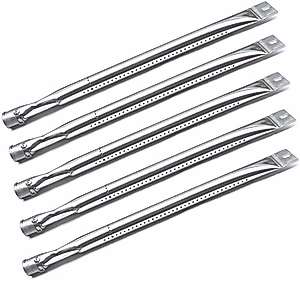 Direct Store Parts DA101 (5-Pack) Stainless Steel Burner Replacement for Master Forge Models: L3218, P3018, SH3118B Gas Grill