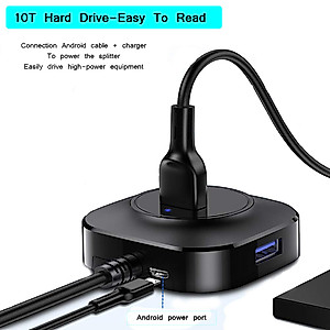 USB Hub, FLYEER 4 Port USB 3.0 Hub, Ultra Slim Portable Data Hub Applicable for i-Mac Pro, MacBook, Mac Mini/Pro, Surface Pro, Notebook PC, Laptop, USB Flash Drives, and Mobile HDD