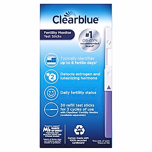Clearblue Fertility Monitor Test Sticks, 30 Count
