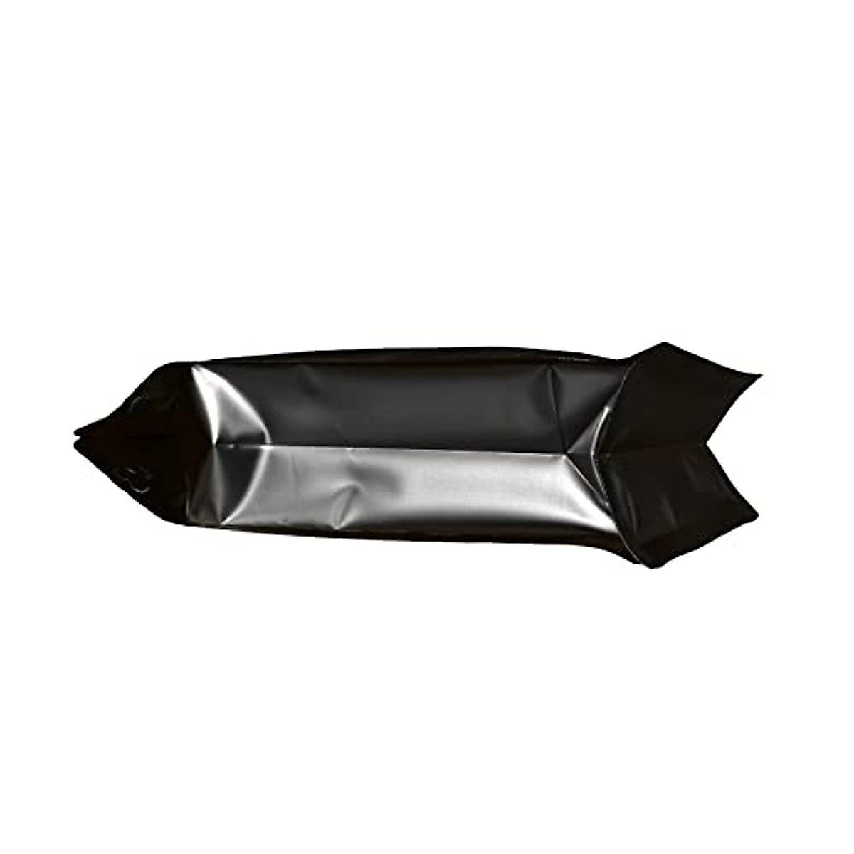 Resealable Coffee Bags, 50Pcs Stand Up Coffee Pouches with Valve and Side Zipper, Black Aluminum Foil Storage Bags for packaging food (1 LB, 16 oz)