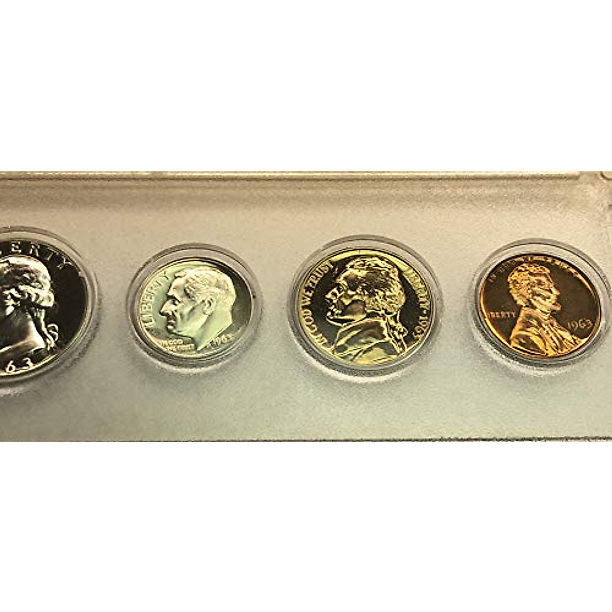 1963 P US Mint in hard plastic case Proof