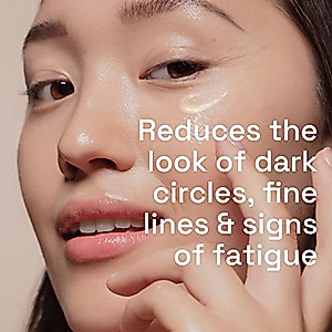 Cetaphil Hydrating Eye Gel Serum, 0.5 Oz - Reduces Dark Circles & Wrinkles, 24Hr Under Eye Cream, Retinol Alternative Peptide for Sensitive Skin