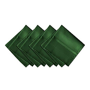 Newbridge 60 x 84 Inch Oval Fabric Tablecloth, Elegance Plaid, 100% Polyester, No Iron Soil Resistant Dining Room, Party and Banquet Table Cover, Solid Textured, Hunter Green