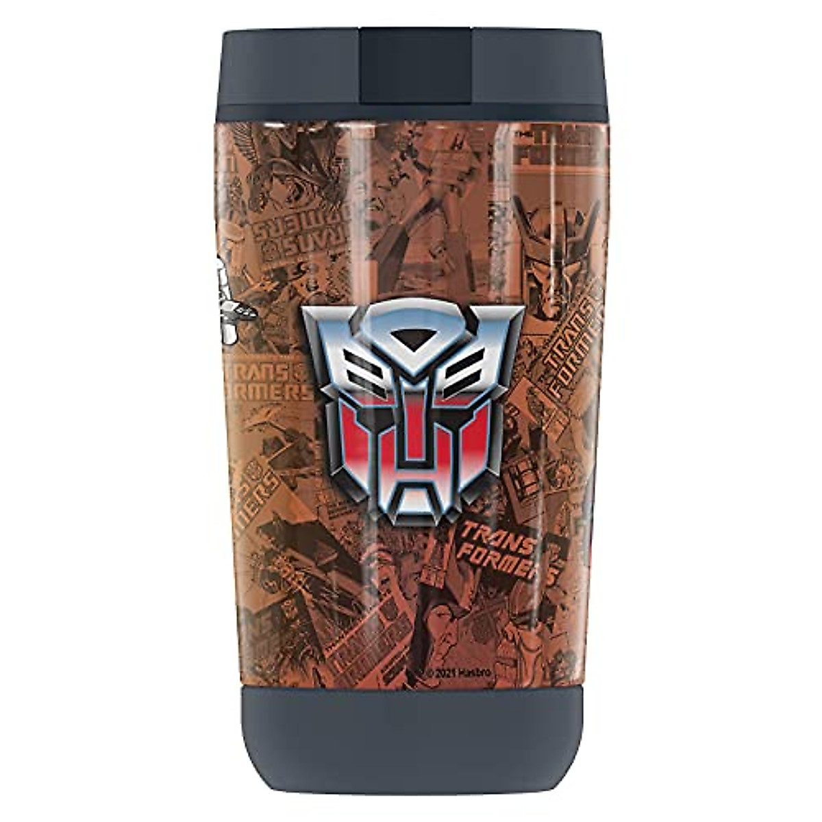 THERMOS Transformers Autobots V Decepticons GUARDIAN COLLECTION Stainless Steel Travel Tumbler, Vacuum insulated & Double Wall, 12 oz.