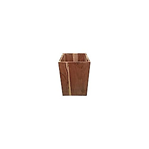 EcoDecors Eleganto 8 Piece Teak Wood Fully Assembled Bathroom Amenities Accessories Set in Natural Finish