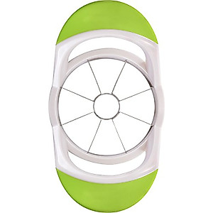 Utopia Kitchen - Apple Corer and Slicer- Fruit Cutter - Apple Divider - Wedger - Stainless Steel Slicer for Fruits - Vegetables- Ergonomic Handle- Easy Grip- 8 Sharp Blade & Slices (Green)