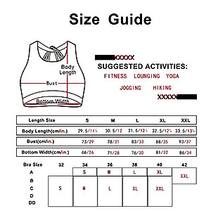 icyzone Padded Strappy Sports Bra Yoga Tops Activewear Workout Clothes for Women (M, Copper Brown)