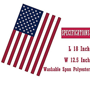 American Flag USA Garden Flag 12 x 18 - Patriotic Double Sided Small American Flags for Yard (American Garden Flag)