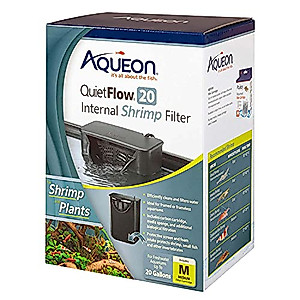 Aqueon QuietFlow Internal Shrimp Filter 20 Gallons