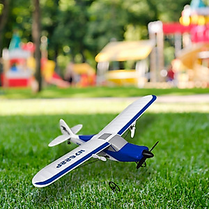 VOLANTEXRC Sport Cub S2 Remote Control Airplane with Gyro Stabilization System and Powerful Over Grade Motor System for Beginners, Blue