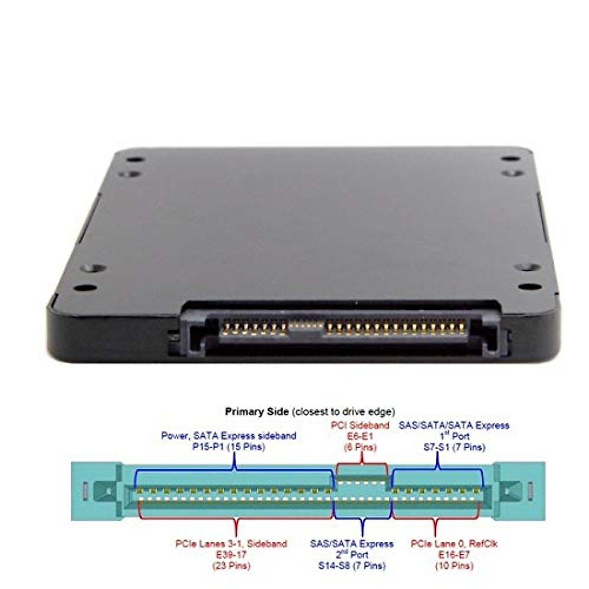 CHENYANG SFF-8639 NVME U.2 to NGFF M.2 M-Key PCIe SSD Case Enclosure for Mainboard PCI-E 4X SSD 750 p3600 p3700