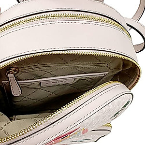 Michael Kors Jaycee Medium Zip Pocket Backpack Light Powder Blush Pink MK Miami