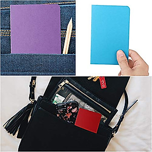 EOOUT 24pcs Mini Notebooks, Small Pocket Notebooks, Journals for Kids, Lined Notepad, 3.5"x5.5", 12 Colors for Students, Traveler, School Supplies