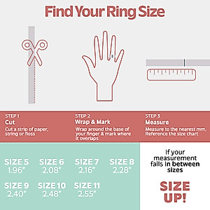 Paz Creations 925 Sterling Silver Spinner Ring/Fidget Ring/Anxiety Ring - 925 Sterling Silver Rings for Women, Stylish Boho Ring (14K Rose Gold Plated, Size 8)