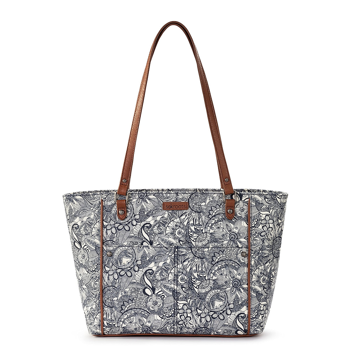 Sakroots Metro Tote Bag, Navy Spirit Desert
