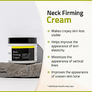 YEOUTH Neck Cream with Vitamin C, Moisturizing Neck Firming Cream for Women and Men, Targeting Decolletage and Double Chin, Cleavage and Chest 2oz