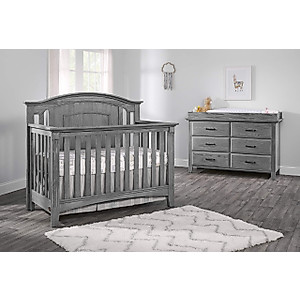 Oxford Baby Universal Changing Topper for Kenilworth/Willowbrook 6 Dr Dresser, Graphite Gray