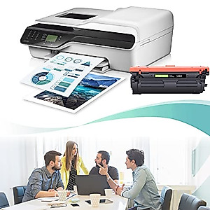 GREENBOX Compatible 508X Black High-Yield Toner Cartridge Replacement for HP 508X 508A CF360X Toner for M553dn M553x M553n M552dn M553 M577 M577Z M577dn M577f M577c Printer (12,500 Pages, 1 Black)