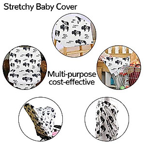 Buffalo Car seat Canopy for Babies, Car Seat Cover for Boys Girls, CarSeat Canopies for Newborn, Multiuse - Nursing Breastfeeding Covers, Shopping Cart/High Chair/Stroller Covers, Soft Breathable