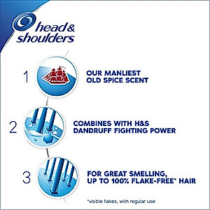 Head and Shoulders Old Spice 2-in-1 Anti-Dandruff Shampoo + Conditioner 23.7 Fl Oz (Packaging may vary)