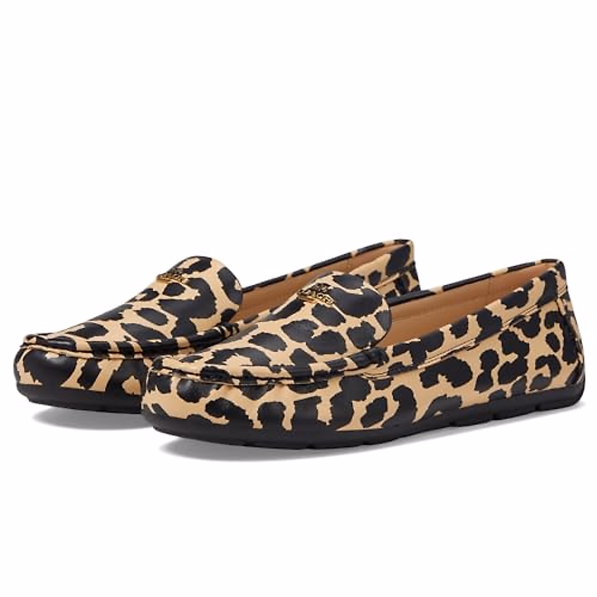 Coach Women's Marley Leopard Print Driver Driving Style Loafer, 10
