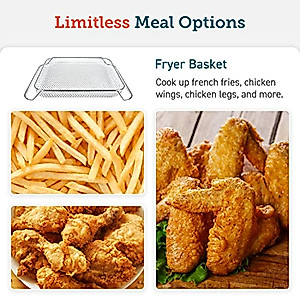 COSORI Fryer Basket for Cook and Air Fry, Non-stick coating, Carbon-Steel