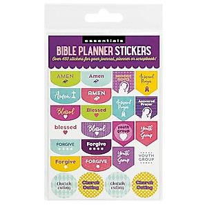 Essentials Planner Stickers - Bible (Set of 450 Stickers)