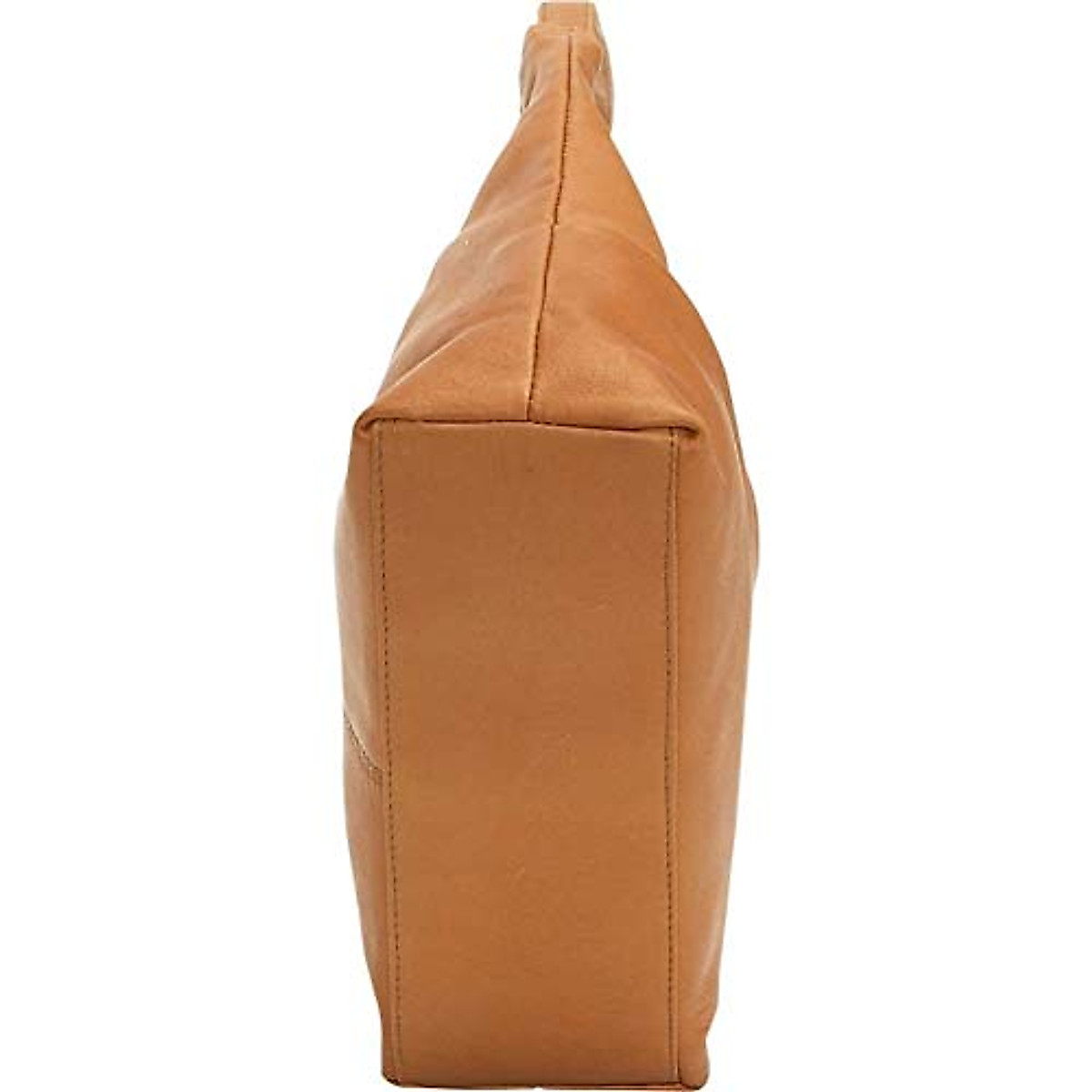 Le Donne Top Zip Hobo Handbag - Colombian Vaquetta Cowhide Leather Women’s Bag, Black