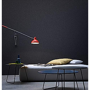 practicalWs (15.7" x118" Black Wallpaper Self Adhesive and Removable Peel and Stick Vinyl Film Stick Paper Easy to Apply Wall Coverings Shelf Home Decorative Liner Table and Door Reform