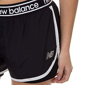 New Balance Women's Relentless 2 in 1 Short 20, Black, X-Small