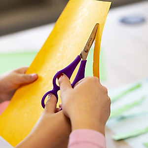 Ashton and Wright - Children's Double Hole Training Scissors - Purple - Right Handed - Pack of 2