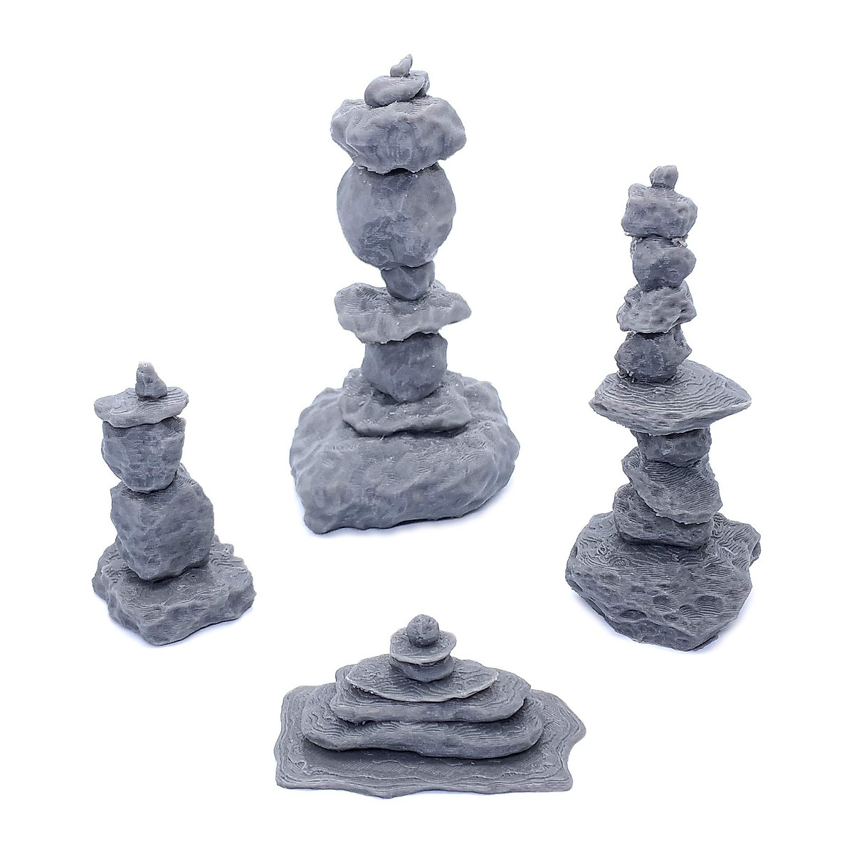 Cairns, 3D Printed Tabletop RPG Scenery and Wargame Terrain for 28mm Miniatures