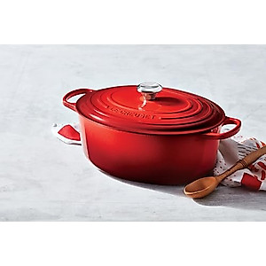 Le Creuset Enameled Cast Iron Signature Oval Dutch Oven, 15.5 qt., Marseille