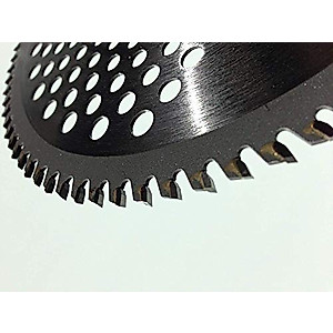 40 Teeth Brush Cutter Trimmer Weed Eater Blades Sharp Hard Steel Grass Garden Lawn 1 Inch Hole