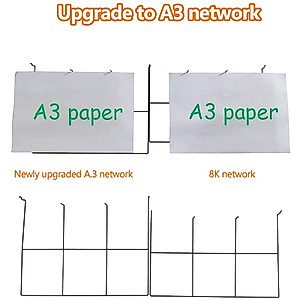 DONGYUE Art Drying Rack, Art Drying Rack for Art Metal Wire Work Display Rack, Art Carts with Wheels for Classroom Art Studios and Home Use. Drying & Print Racks (26 Floors)